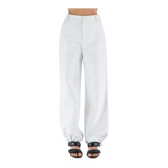 Marni Wide Leg Pants - - Trousers - Damen - Wei&szlig; - XS