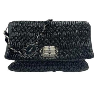 Miu Miu Pre-owned Matelasse Clutch Bag - - Pre-owned - Damen - Schwarzk - ONE SIZE
