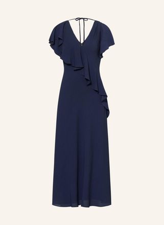Phase Eight Kleid Mit Volants Cosette blau