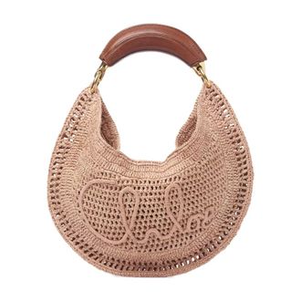 Chlo&eacute; Femme, Sacs, Beige, Taille: ONE Size Summer Banana Hobo Bag