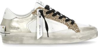 Crime London Femme, Chaussures, Blanc, Taille: 36 EU Sk8 Deluxe