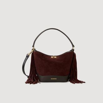 Sandro Beuteltasche mini TANGOSO mit Fransen