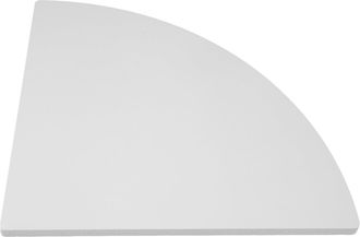 BESPORTBLE Eckregal Satz 30cm Wei&szlig; Dreieckiges Wandregal aus Holz Kunststoff Wandmontierter Aufbewahrungsst&auml;nder f&uuml;r K&uuml;che Bad und B&uuml;ro