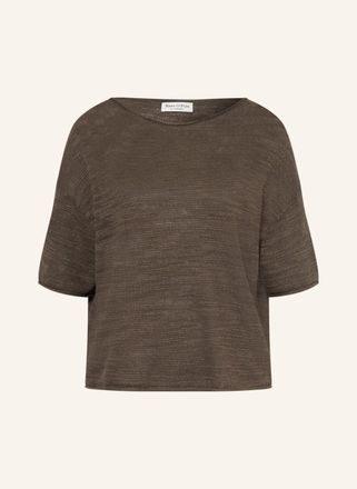 Marc O'Polo Marc Opolo Pullover Mit Leinen Und 3/4-Arm gruen