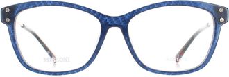 Missoni Cat Eye Femmes Blue Pattern Mis 0006