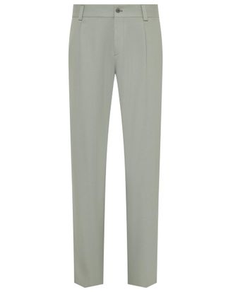 HUGO BOSS Anzughose mit Stretch-Anteil und Bundfalte, Modern Fit in