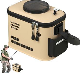 Generico Eimer - Aufbewahrung f&uuml;r Angelzubeh&ouml;r von 15,75 Zoll | Multifunktionaler EVA - Wassereimer f&uuml;r K&ouml;der - zuverl&auml;ssig zusammenklappbar f&uuml;r einfache Organ