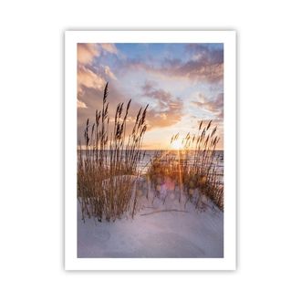 Arttor Wandposter Art Prints 50x70cm Poster ohne Rahmen Westen auf der Strand Küche Wanddeko Bild Wand Kunstdruck Deko Wandbilder Dekoration Wohnzimmer Schla