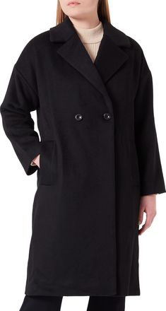 Noa Noa Womens CeciliaNN Coat, Black, 36