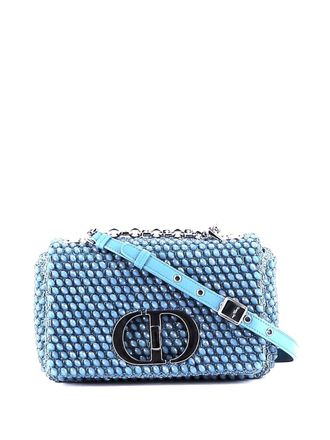 Dior petit sac port&eacute; &eacute;paule Caro - Bleu