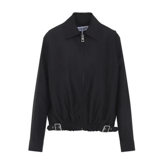 Loewe Femme, Vestes, Noir, Taille: 38 FR Veste Ceintur&eacute;e