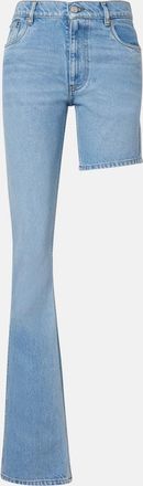 Coperni Wide-Leg Jeans One-Leg Boyfriend