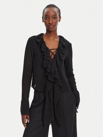 Eleh Bluse ESS250026 Schwarz Regular Fit