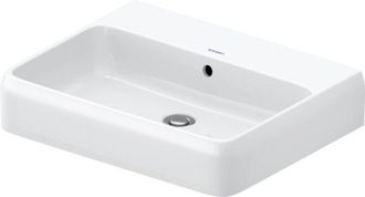 Duravit Duravit - Qatego Waschtisch, 600x470mm, mit &Uuml;berlauf, Unterseite