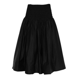 Self Portrait Rs26 Midi Rock - - Skirts - Damen - Schwarzk - XS