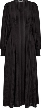 Co'Couture Femme, Robes, Noir, Taille: 38 FR KesiCC Pleat LS Dress