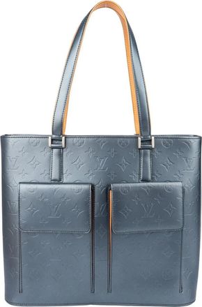 Louis Vuitton Crossbody Bags - Louis Vuitton Mat Vernis Monogram Wilwood Handbag - Gr. unisize - in Blau - für Damen