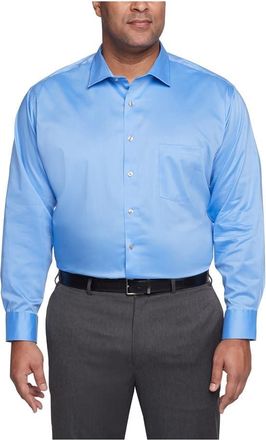 Van Heusen Herren Ultra-knitterfrei Klassisches Hemd, Blue Frost, 43 cm Hals 94 cm-97 cm &Auml;rmel