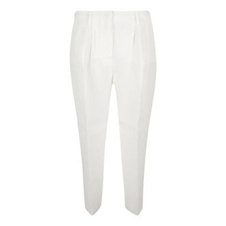 Fabiana Filippi Loose Fit Hosen - - Trousers - Damen - Wei&szlig; - S