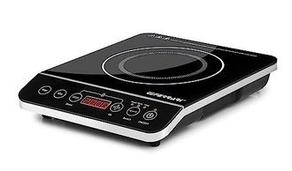 G3Ferrari G10061 Einzel-Induktionskochplatte Energy, 2000W, Digitaldisplay, Temperaturregelung, Leicht zu reinigen, Große Kochfläche, Soft-Touch-Bedienung, Time