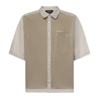 Dsquared2 Inside Out Kurzarmhemd - - Shirts - Herren - Beige - XL