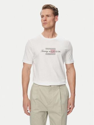 Tommy Hilfiger T-Shirt MW0MW43226 Wei&szlig; Regular Fit