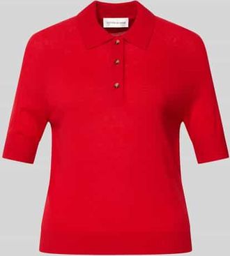 Victoria Beckham Poloshirt aus reiner Wolle