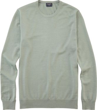 Olymp Herren Pullover Rundhals Casual.Strick,Single Jersey,978 Knit Regular fit,graugr&uuml;n 48,4XL