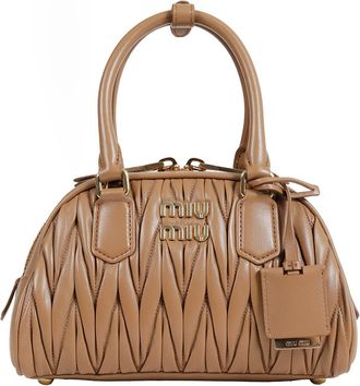Miu Miu Arcadie Matelass&eacute; Nappa Leather Bag