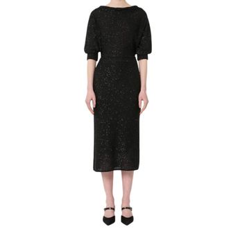 Max Mara Damen, Kleider, Schwarzk, SGr&ouml;&szlig;e