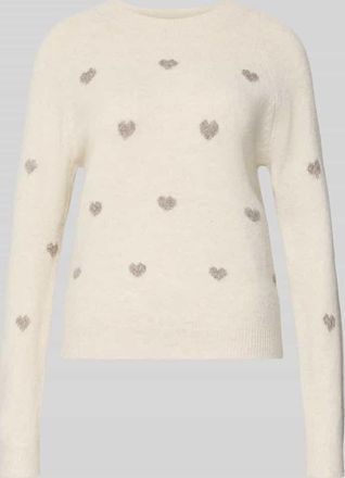 Vero Moda Regular Fit Strickpullover mit Intarsien Modell DOFFY INTARSIA