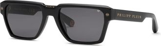 Philipp Plein Spp201V Sonnenbrille - - Accessories - unisex - Schwarzk - 58 MM