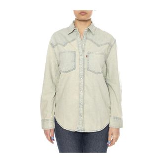 Levi's Damen, Blusen & Hemden, Blau, LGr&ouml;&szlig;e