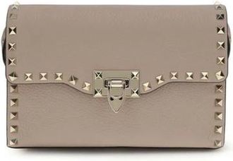 Valentino Garavani Femme, Sacs, Beige, Taille: ONE Size Bos Taurus Shoulder Bag