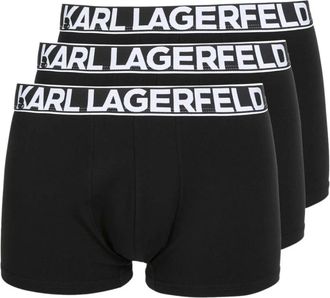 Karl Lagerfeld Homme, Sous-v&ecirc;tements, Noir, Taille: XL Bold Elastic Trunk 3P