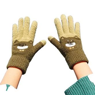Generic Gants dhiver pour femme avec doublure en polaire chaude pour &eacute;cran tactile, gants thermiques pour femme, moufles pour femmes, cadeaux pour femmes, tex