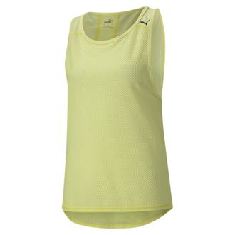 Puma Damen Train Mesh Tank T-shirt, Soft Fluo Yellow, L