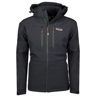Geographical Norway Timmexama Herren Softshelljacke, mit Kapuze, wasserdicht, Outdoor-Mantel, winddicht, taktisch, robust - Wandern, Skifahren, Herbst, Winter, Fr&uuml;hling (