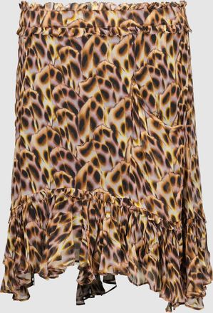 Isabel Marant Jupe Courte Viera Ochre
