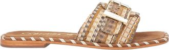 Colors Of California MONOBAND SANDAL IN RAFFIA