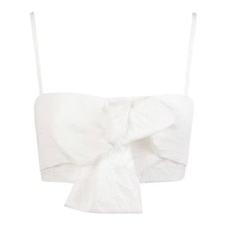 Max Mara Femme, Tops, Blanc, Taille: 36 FR Top Blanc