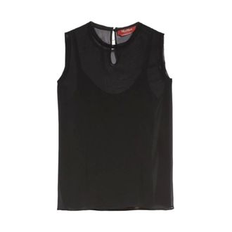 Max Mara Femme, Tops, Noir, Taille: 34 FR Haut Noir Studio - Style Latino