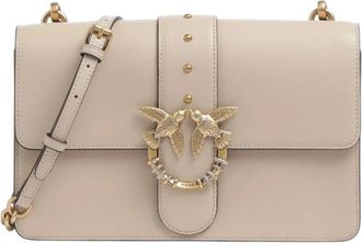 Pinko Pinko - Love Bag - Femme - Sacs - Beige - Taille: ONE Size