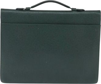 Louis Vuitton unisex, Pre-owned, Vert, Taille: ONE Size Porte-documents professionnel vintage Pre-owned