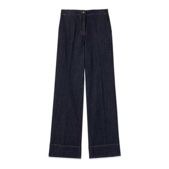Oltre Weite Jeans - - Jeans - Damen - Blau - XS