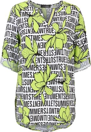 Doris Streich Bluse mit Grafischem Blumenmuster - - Blouses & Shirts - Damen - Mehrfarbig - S