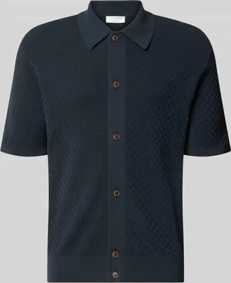 Tiger Of Sweden Regular Fit Poloshirt mit Strukturmuster Modell ARAAWEN