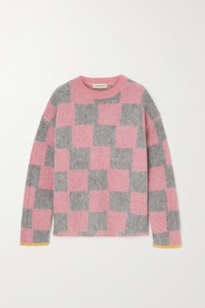 Zankov Pull En Mailles Jacquard Brossées Rudy - Rose