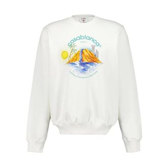 Casablanca Herren, Sweatshirts & Hoodies, Wei&szlig;, MGr&ouml;&szlig;e