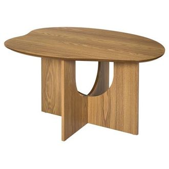 The Home Deco Factory HD7388, Table Basse Calypso Contemporaine, Design &Eacute;l&eacute;gant et Pratique, Rangement Int&eacute;gr&eacute;, Con&ccedil;ue pour Salon, Facile &agrave; Entretenir, 80x42x60 cm, Marron